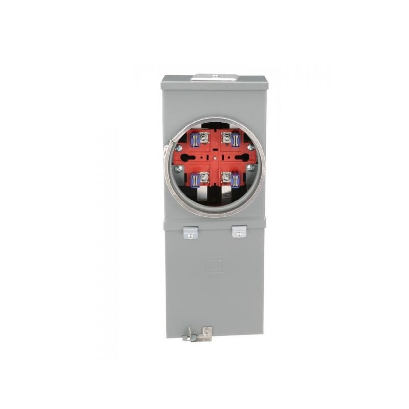 Base integral para medidor de 4 mordazas. 125 A