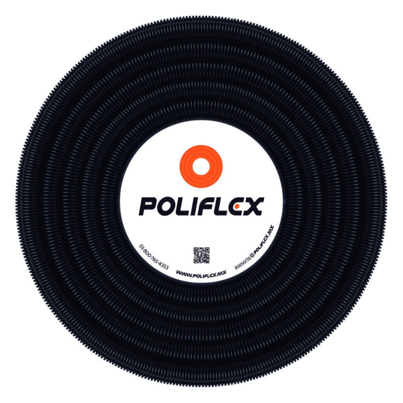 Poliflex negro exteriores de 1/2″ con guía rollo con 100 m Con ...