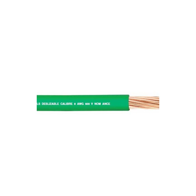 CABLE DE COBRE TIPO THW DE CAL. 6 AWG 600V. | INDIANA