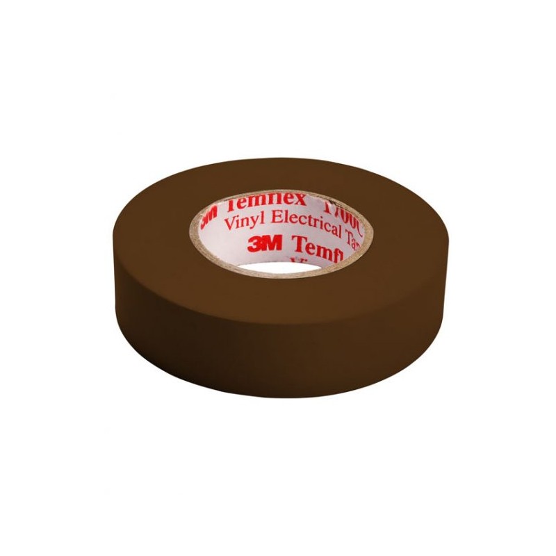 CINTA PVC TEMFLEX 1700 COLOR CAFÉ 3M