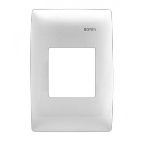 PLACA 2 MÓDULOS PARA TIMBRE ELECTRÓNICO BLANCO | ROYER 100