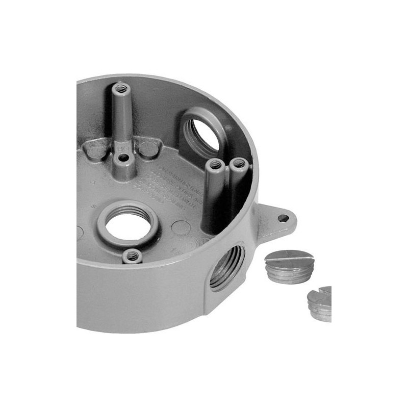 CAJA REDONDA DE 1/2 DE ALUMINIO MCA CHD