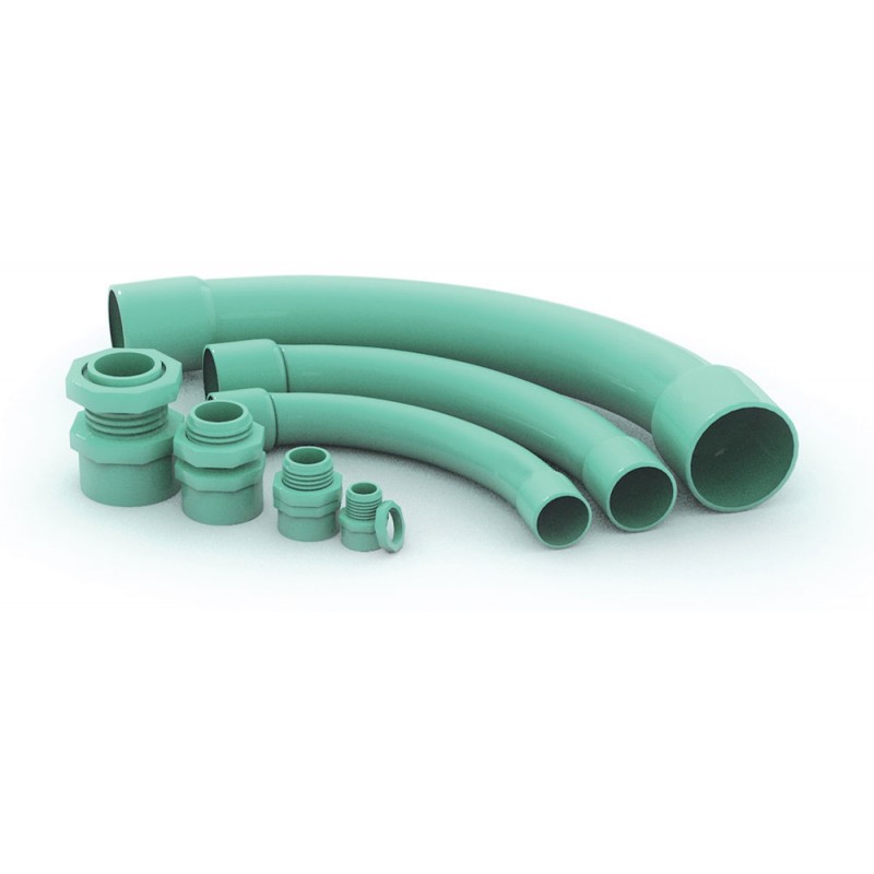 CODO PARA TUBO CONDUIT DE PVC PESADO 32MM. (11/4)