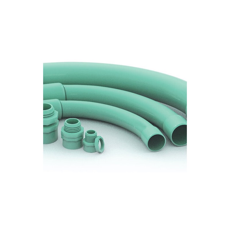 CONECTOR TUBO CONDUIT PVC LIGERO 51MM. (2)