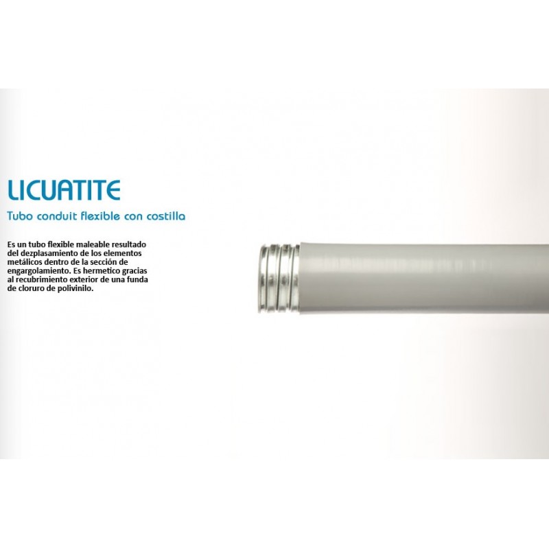 TUBO LICUAFLEX DE 19MM (3/4) MARCA TUBOS MEXICANOS FLEXIBLES